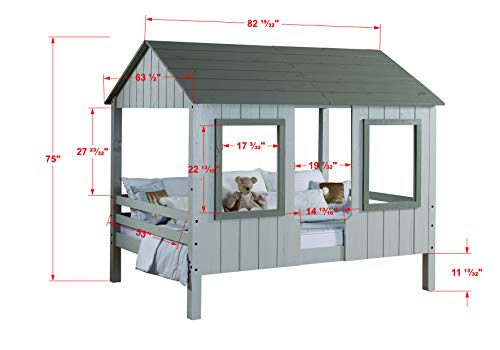 DONCO 2018-FGTT Full House Grey Two Tone Finish Low LOFT