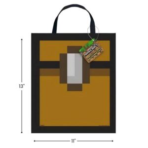 Minecraft Adventure Tote Bag - 13" x 11" (Pack of 1) - Durable & Stylish Perfect for Gamers, Fun, and Everyday Use