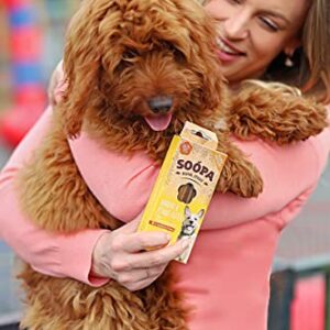 Soopa Grain Free Banana and Peanut Butter Dental Dog Treats, 4 Sticks,100 g (Pack of 1)