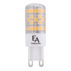 emeryallen ea-g9-4.5w-001-279f-d dimmable miniature bi-pin base ja8 compliant led light bulb, 120v-4.5watt (50w equivalent) 450 lumens, 2700k, 1 pcs