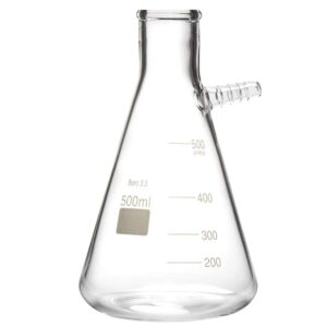 Glass Filtering Flask with Upper Tubulation, 500ml (Pack of 4)