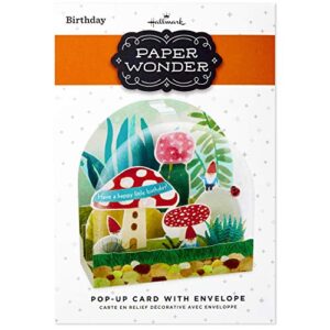 Hallmark Paper Wonder Displayable Pop Up Birthday Card (Gnomes), Model Number: 599RZW1020