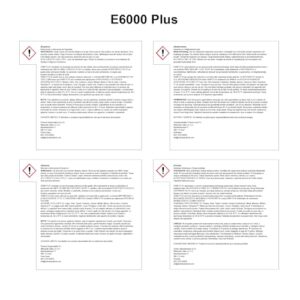 E6000 Eclectic Products inc. Plus Multi-purpose Clear Glue, Waterproof and Paintable, Strong Flexible Craft Adhesive for Wood, Glass, Fabric, Ceramic, Metal and More, 26.6ml