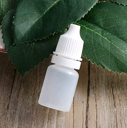 25Pcs 3ml Mini Empty Refillable Clear Plastic Dropper Bottles Portable Soft Squeezable Eye Liquid Storage Container with Plug and Screw Cap​