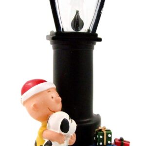 Roman The Peanuts Charlie Brown and Snoopy Flicker Night Light, 8 1/4 Inch