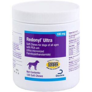 dechra redonyl ultra soft chews 100 mg for dogs 120 count