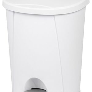 Sterilite 1094 - 6.6GAL 25 Liter WHT Step Can