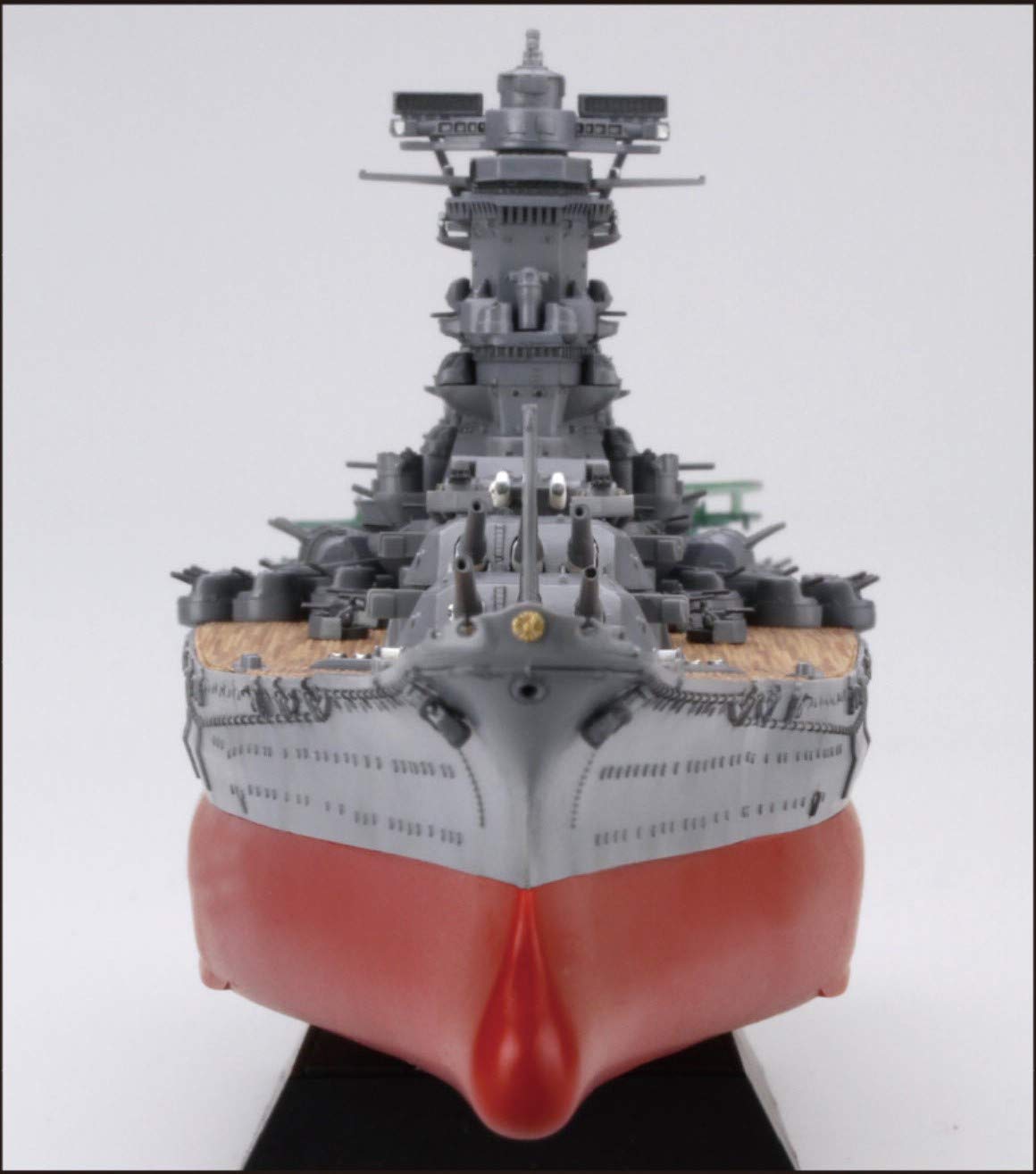 Fujimi Model 1/700 Ship Next Series No.1 Japanese Navy Battleship Yamato (New Exhibition Base Specification), Color Coded, Plastic Model Ship NX1