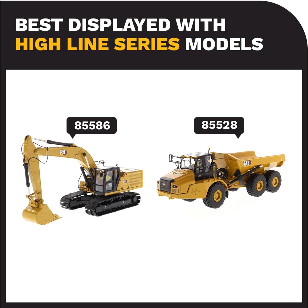 Diecast Masters 1:50 Caterpillar 336 Next Generation Hydraulic Excavator | High Line Series Cat Trucks & Construction Equipment | 1:50 Scale Model Diecast Collectible | Diecast Masters Model 85586