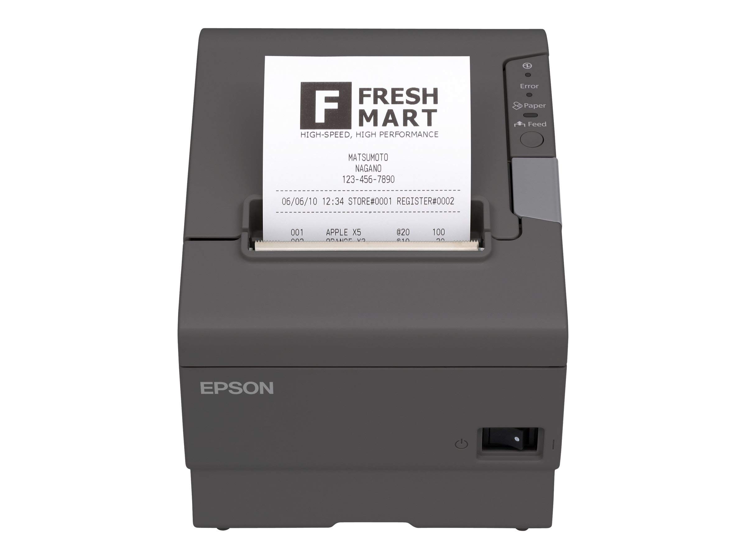 EPSON TM-T88V-330 Thermal Receipt Printer (USB and Ethernet) Power Supply Included (Renewed)