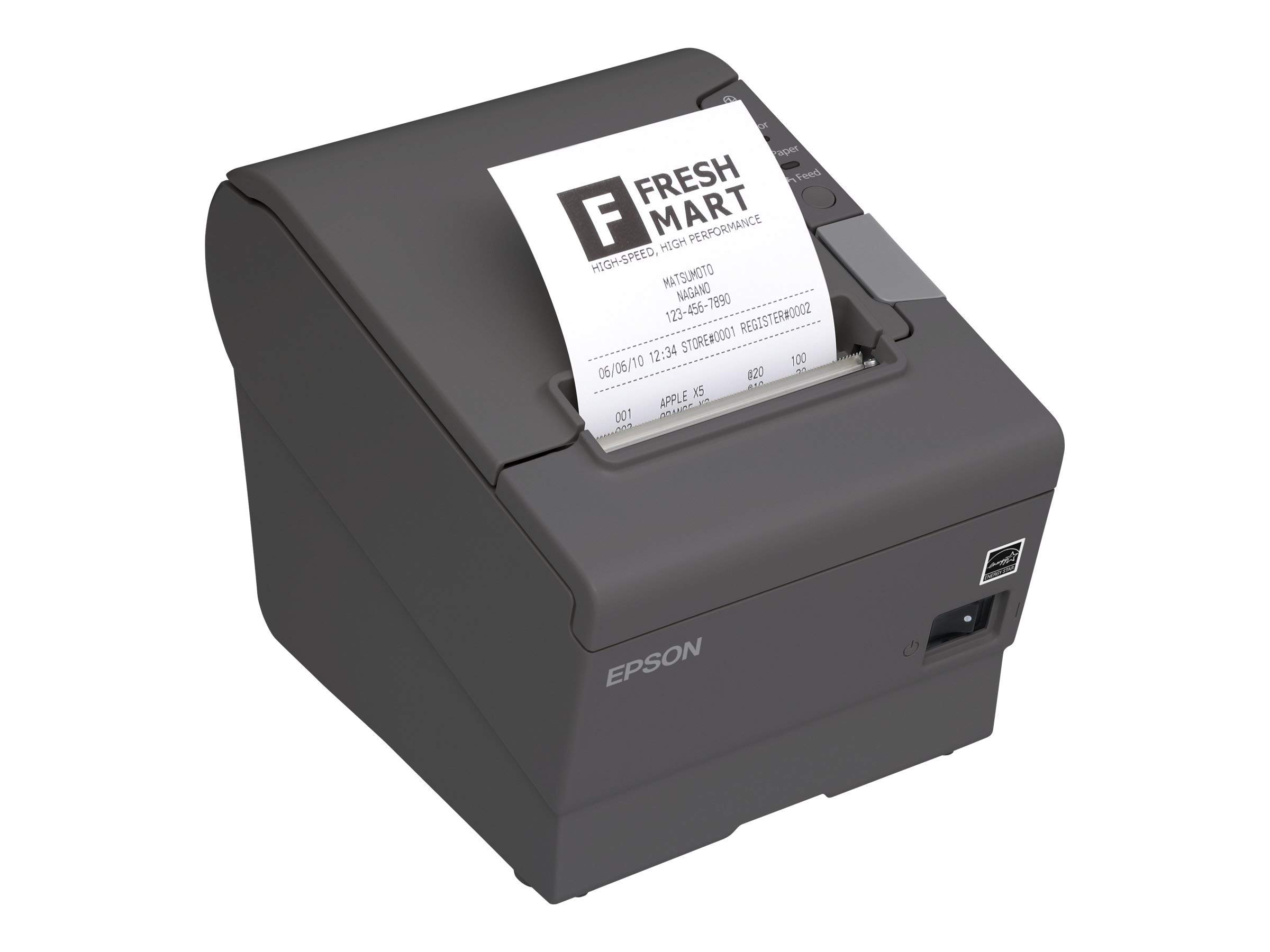 EPSON TM-T88V-330 Thermal Receipt Printer (USB and Ethernet) Power Supply Included (Renewed)