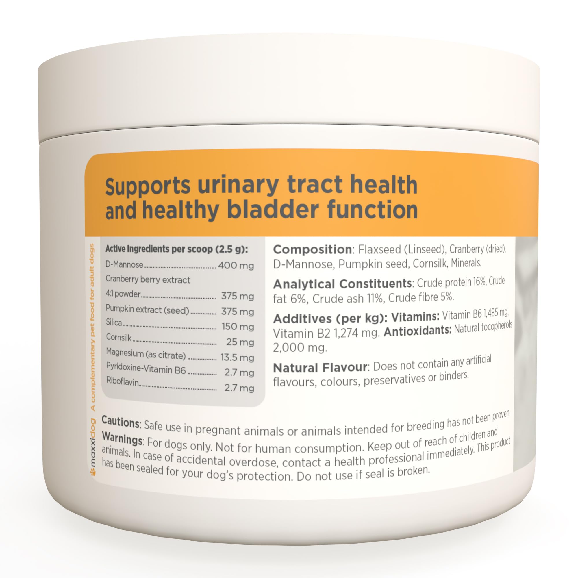 maxxipaws maxxiUtract Urinary & Bladder Support - Powder Supplement for Dogs, 5.3oz