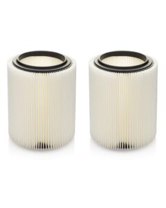 kopach filter replacement filter for craftsman and ridgid shop vacs part # 9-17816 & part # vf4000, 2 pack, original filter