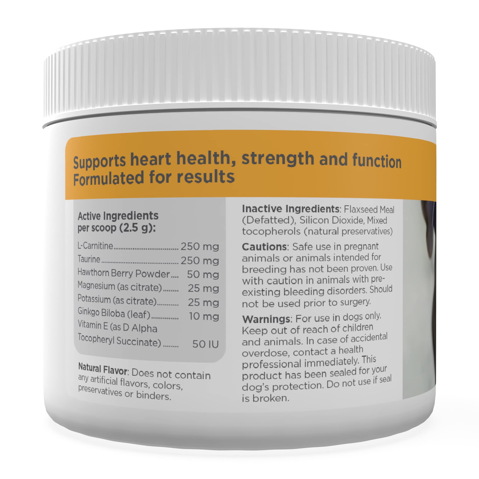 maxxipaws maxxicardio Heart & Cardiovascular Powder Supplement for Dogs, 5.3oz