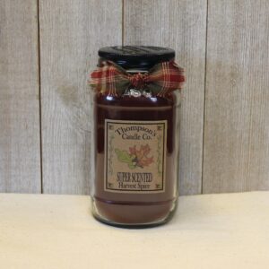 thompson's candle co. 20 oz mason jar candles- harvest spice