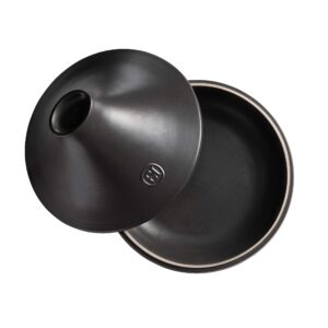 Emile Henry Delight Tagine Lid/Slate Base, Black