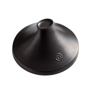 Emile Henry Delight Tagine Lid/Slate Base, Black