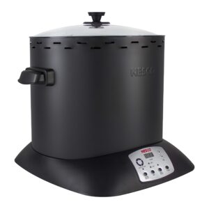 NESCO ITR-01-13, Digital Infrared Upright Turkey Roaster, Oil Free, 1425 Watts, Black