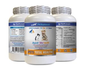 cat urinary tract infection - pets total health support - for dogs and cats - healthy joints eyes teeth hair skin - cat vision health - 1 bottle (60 tablets)