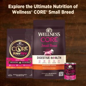 Wellness CORE Natural Grain Free Small Breed Mini Meals Pate Variety Pack, 3-Ounce (Pack of 12)