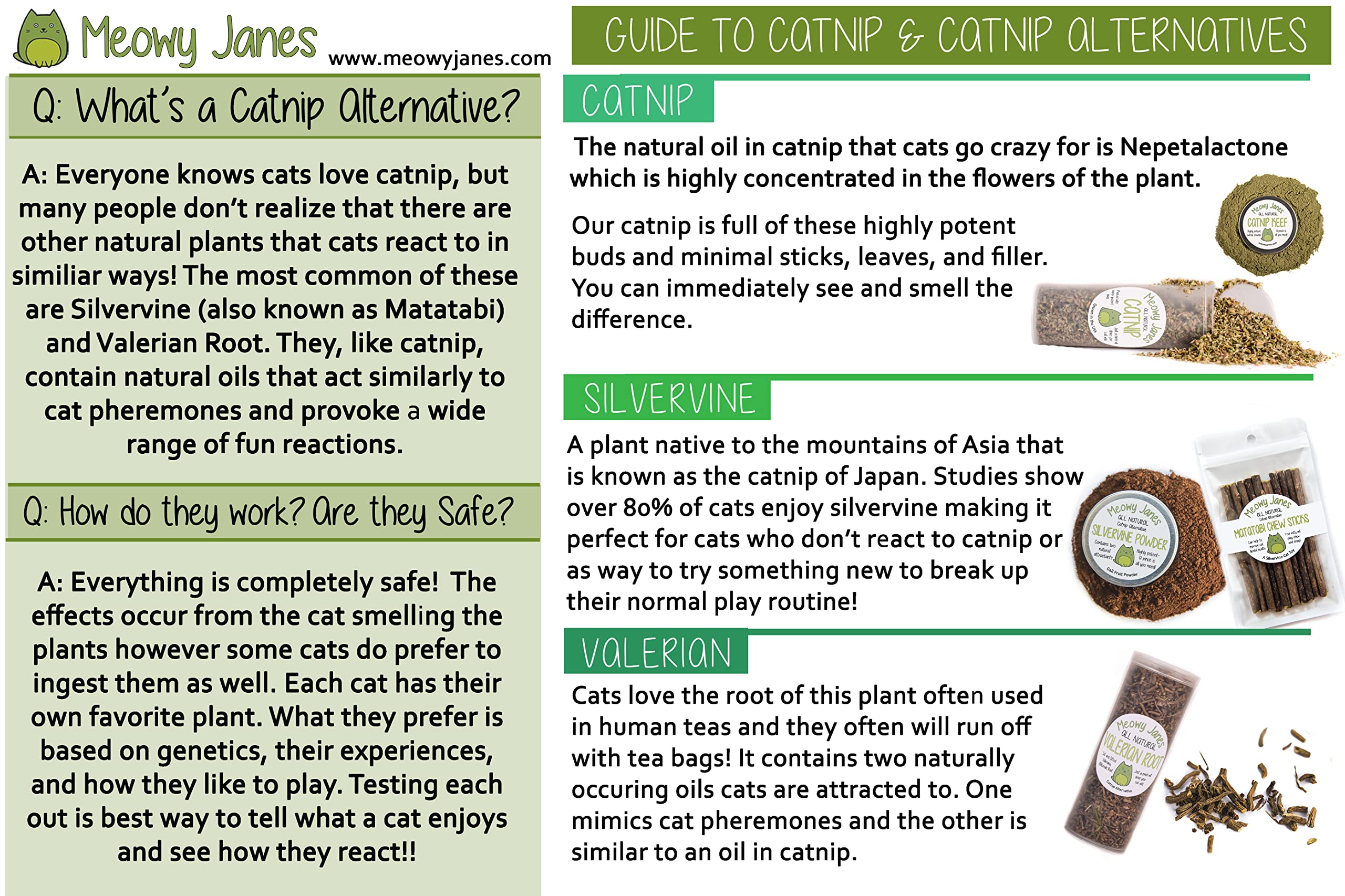 Meowy Janes Matatabi Chew Sticks - An All Natural Silvervine Cat Toy and Cat Treat - Catnip Alternative