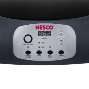 NESCO ITR-01-13, Digital Infrared Upright Turkey Roaster, Oil Free, 1425 Watts, Black