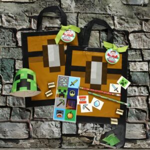 Minecraft Adventure Tote Bag - 13" x 11" (Pack of 1) - Durable & Stylish Perfect for Gamers, Fun, and Everyday Use