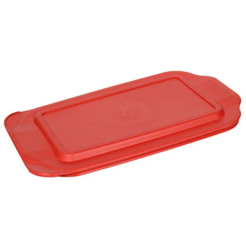 Pyrex (1) 222-PC 2qt Red Lid, (1) 232-PC 2qt Red Lid, (1) 233-PC 3qt Red Lid Made in the USA