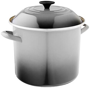 le creuset enamel on steel stockpot, 10 qt., oyster