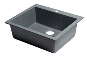 alfi brand ab2420di-t kitchen sink, titanium