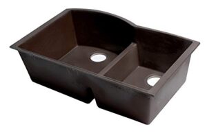 alfi brand ab3320um-c kitchen sink, chocolate