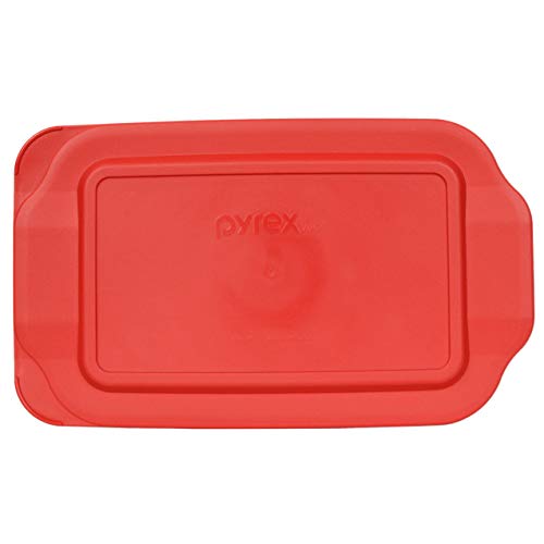 Pyrex (1) 222-PC 2qt Red Lid, (1) 232-PC 2qt Red Lid, (1) 233-PC 3qt Red Lid Made in the USA