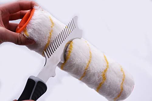 ROLLINGDOG 4 in 1 Paint Brush Comb - Paint Brush&Roller Cleaner Tool