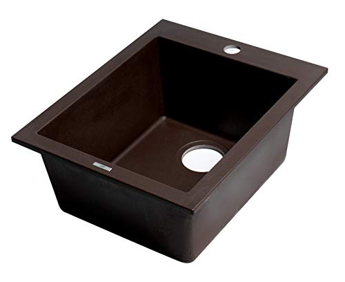 ALFI brand AB1720DI-C Kitchen Sink, Chocolate