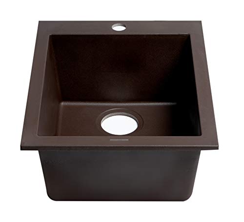 ALFI brand AB1720DI-C Kitchen Sink, Chocolate