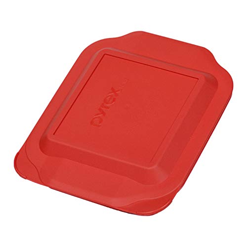 Pyrex (1) 222-PC 2qt Red Lid, (1) 232-PC 2qt Red Lid, (1) 233-PC 3qt Red Lid Made in the USA