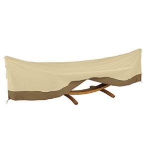 classic accessories veranda water-resistant 13 foot framed hammock & stand cover, patio furniture covers