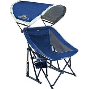 gci outdoor pod rocker outdoor rocking chair with sunshade canopy