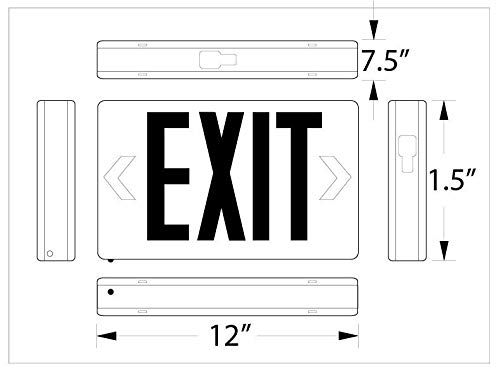 Exit Sign with Cord