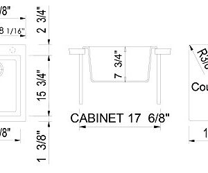 ALFI brand AB1720DI-C Kitchen Sink, Chocolate