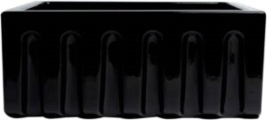 alfi brand ab2418hs-bg kitchen sink, black gloss