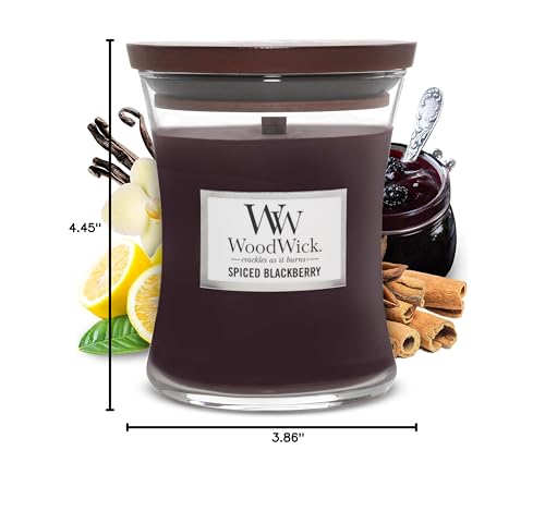 Woodwick Candle Medium Spiced BlackBerry 92078E