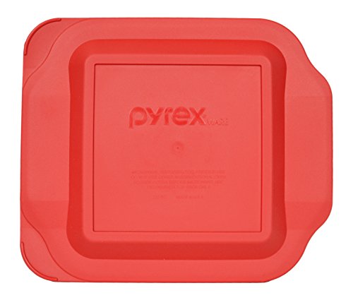 Pyrex (1) 222-PC 2qt Red Lid, (1) 232-PC 2qt Red Lid, (1) 233-PC 3qt Red Lid Made in the USA