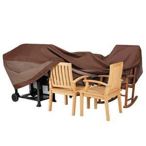 Duck Covers UGP1027229 Ultimate General Purpose Furniture Cover, 100" W x 70" D x 29" H, Mocha Cappuccino, Outdoor Furniture Cover