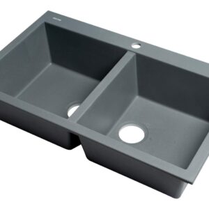 ALFI brand AB3420DI-T Kitchen Sink, Titanium