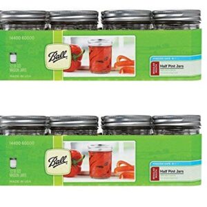 Ball Regular Mouth Canning Jar 8 oz. 12 pk