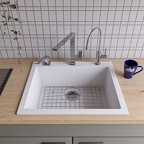 ALFI brand AB2420DI-T Kitchen Sink, Titanium