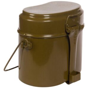 Books.And.More Original Soviet Russian Army Soldier Mess & Griddle Kit Canteen Pot Army Soldier Lunch Box