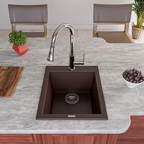 ALFI brand AB1720DI-C Kitchen Sink, Chocolate