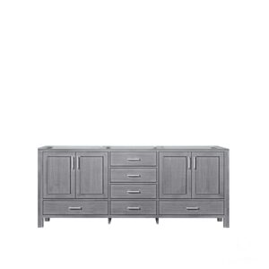 lexora jacques 80 in. w x 22 in. d distressed grey double bath vanity